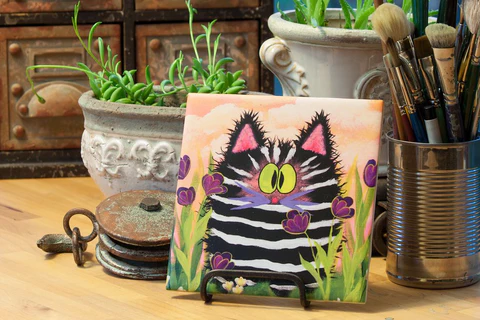 fuzzy puffy cute cranky cats, occasionally green – Cranky Cat Collection